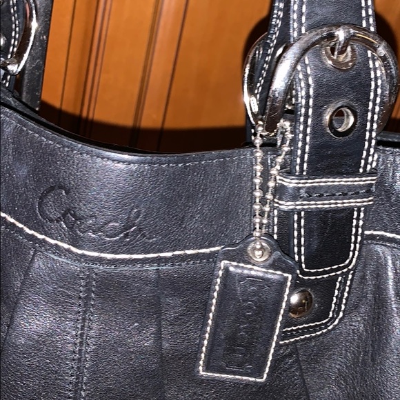 Coach | Bags | Coach Soho Tote Black Shoulder Purse | Poshmark